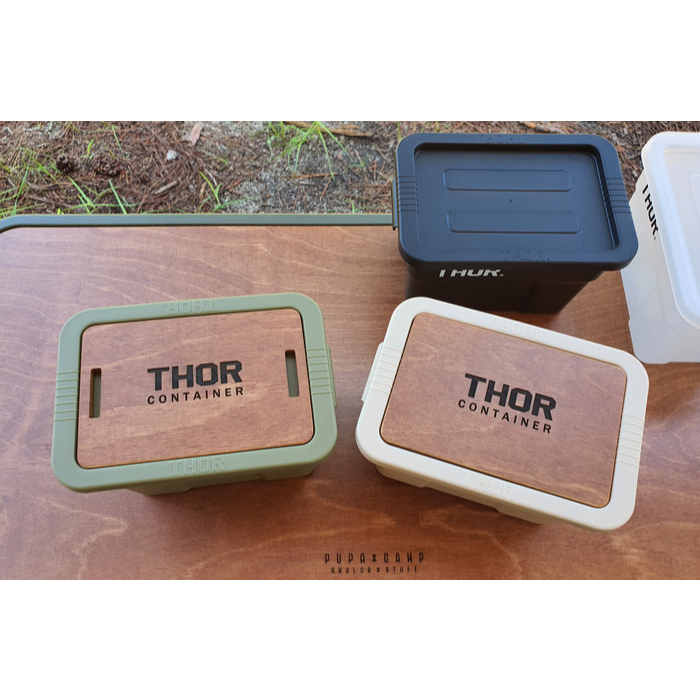 THOR Mini Tote Storage Box Small Wooden Desktop Board | Shopee Singapore