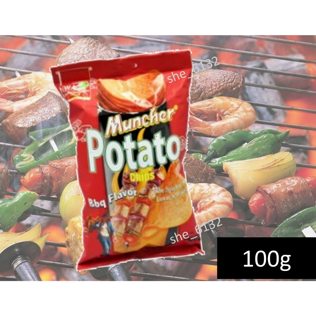 Philippines BBQ flavor Potato Chips Muncher 100g | Shopee Singapore