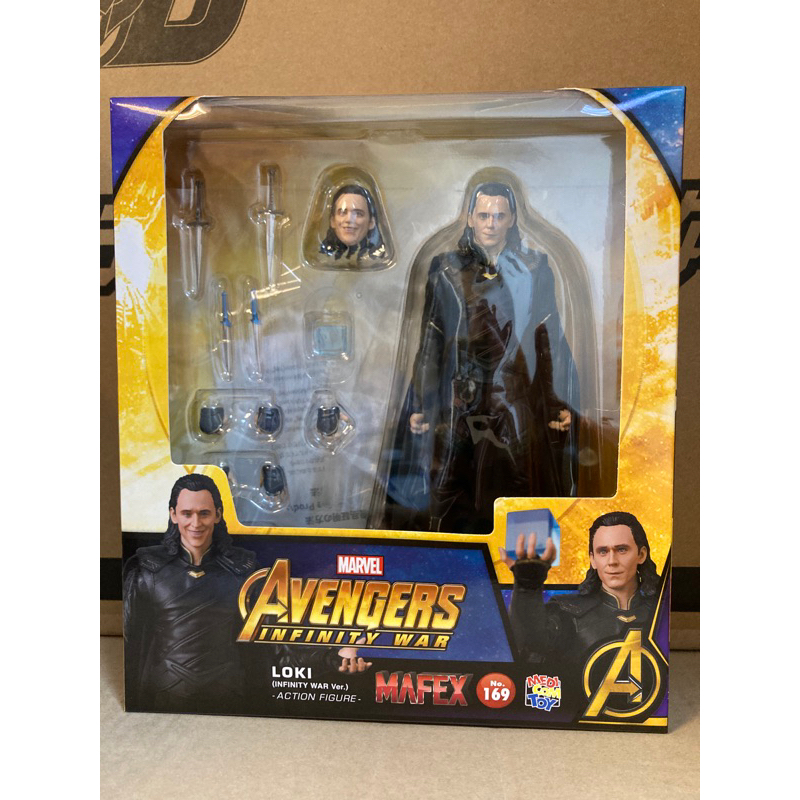 Agent Version MAFEX NO.169 Marvel Avengers 3 Infinity War Loki Movable ...