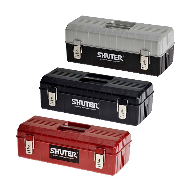 Shude Plastic Steel Professional Tool Box TB-611/TB-402 Storage Suitcase Hardware Parts Sorting ...