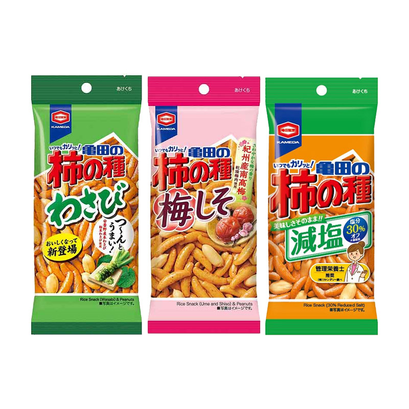 [Kameda] Japanese Snacks Kameda Persimmon Rice Crackers Handbag ...