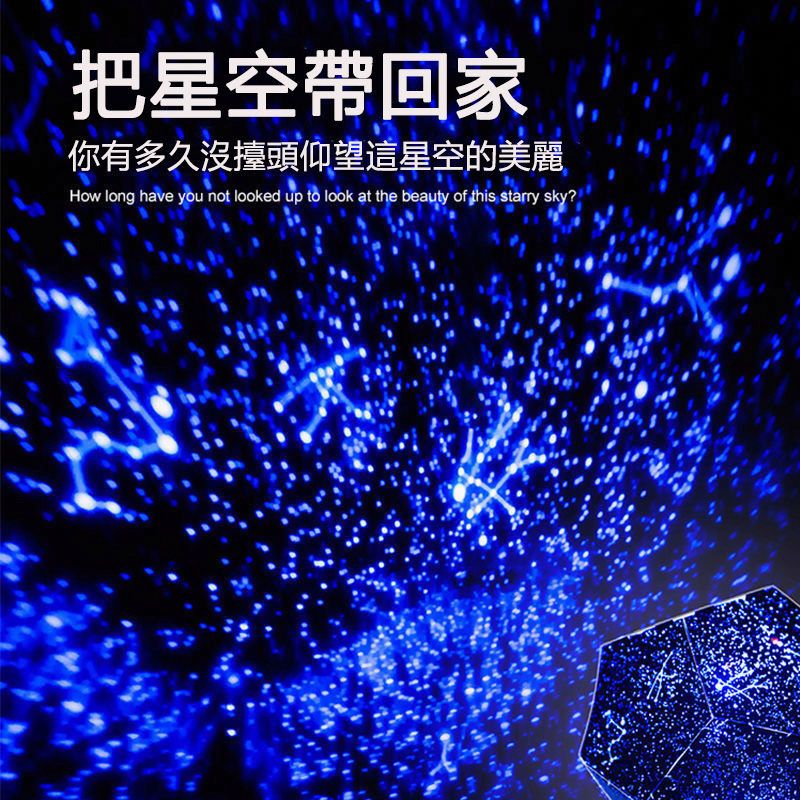 [DIY Starry Sky Projection Light] Romantic Dream Rotating Starlight ...