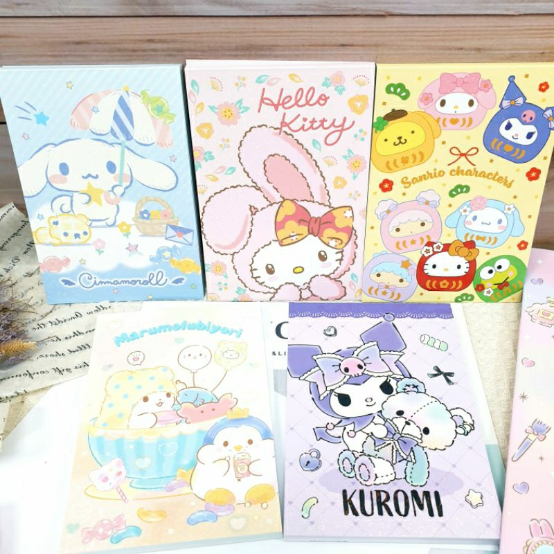 Sanrio 50k Notebook Hello kitty Note Paper Big-Eared Dog Portable Notes ...