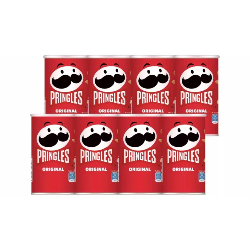 x8 [Orange Shop] Pringles Potato Chips-Original Flavor 48g X 8 Cans ...