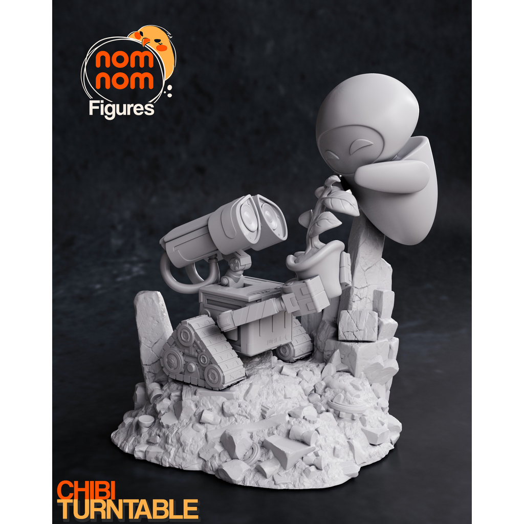Tazo Workshop [NOM] Q Version Wally Chibi Wall-e 3D Printing Model NOM ...