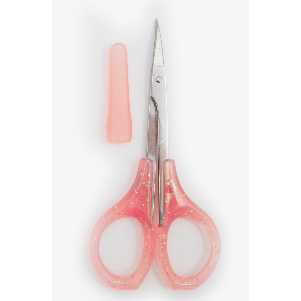 Solone Beauty Scissors (Straight/Curved) With Lid 1512-1 [Jama] Small ...