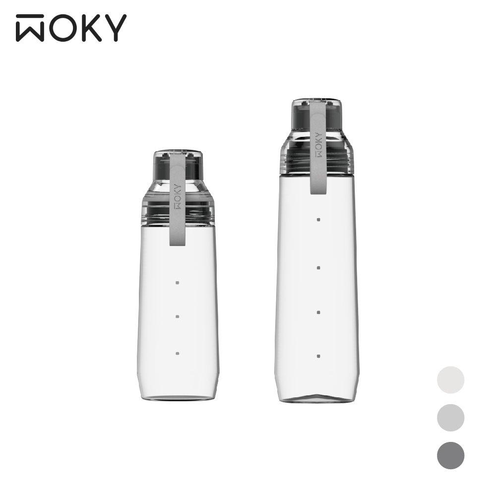 [WOKY WOKY] ECOZEN Transparent Bottle 600ml/800ml (With Bouncing Straw) | Shopee Singapore