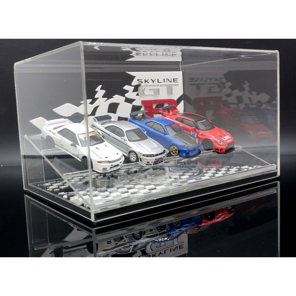 [M.A.S.H] 1/64 GT-R Car Model Dedicated Display Box (Applicable For ...