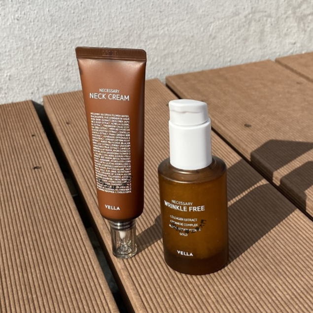 Korea vella Fourth Generation Peptide Lines Smoothing Iron Neck Cream ...