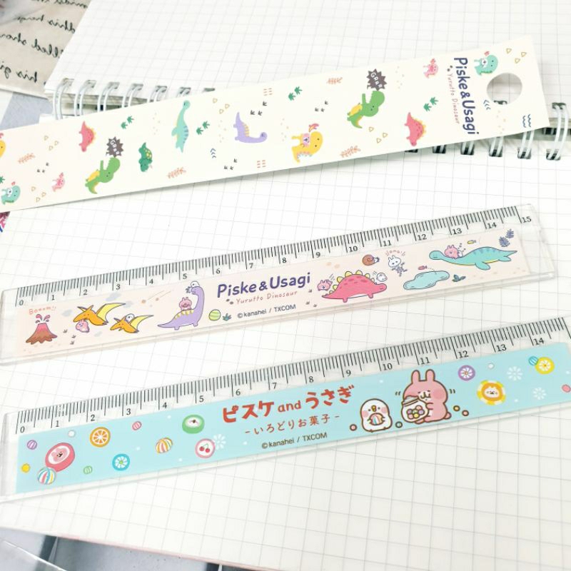 Kanahei Kanahei's Small Animal 15cm Ruler Groove Stationery 15cm P Help ...