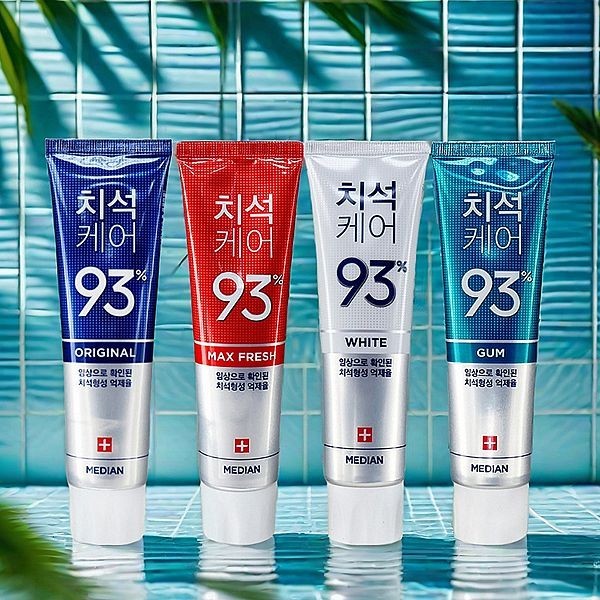 Korea Median 93% Powerful Whitening Descaler Toothpaste 120g Upgraded ...