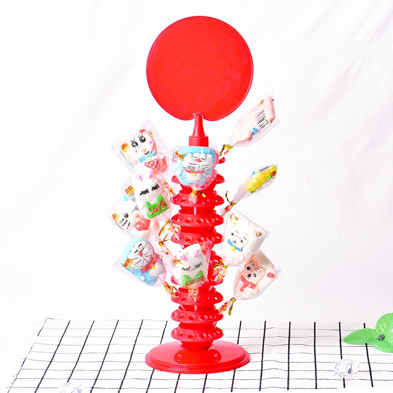 God's Birthday Candy Stand Lollipop Display Red Pluggable Pagoda ...