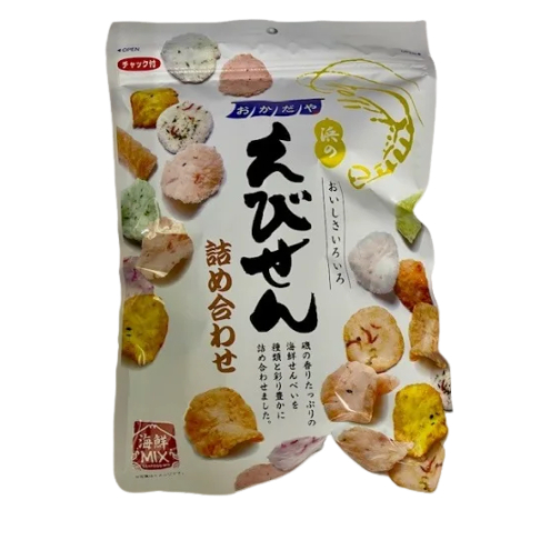 Japan Okadaya Seika Mixed Seafood Shrimp Senbei (155g) | Shopee Singapore