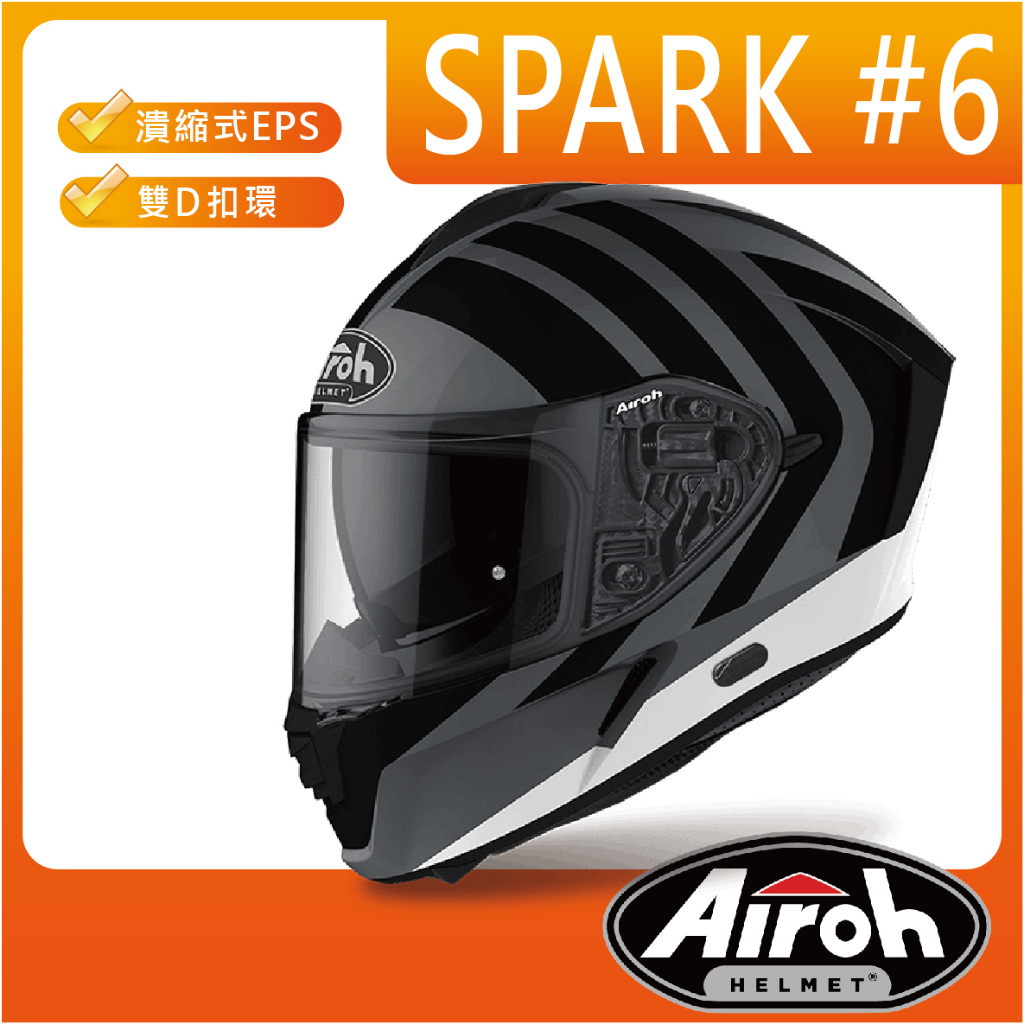 Credit Card Available [Airoh SPARK 6] Italy Imported Collapsible EPS ...