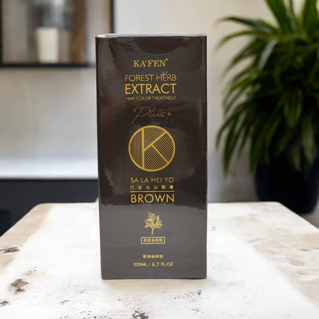 KAFEN Polygonum Multiflorum Hair Dye Cream-Twilight Brown Coffee (1 ...