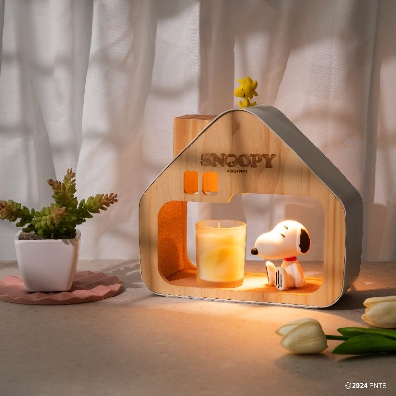 ️ infoThink snoopy Series Cabin Melting Wax Fragrance Light Night ...