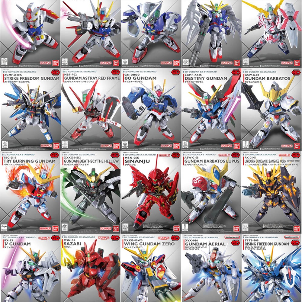[Gunpla] BANDAI SD Gundam EX-STANDARD STANDARD Standai Unicorn Destiny ...