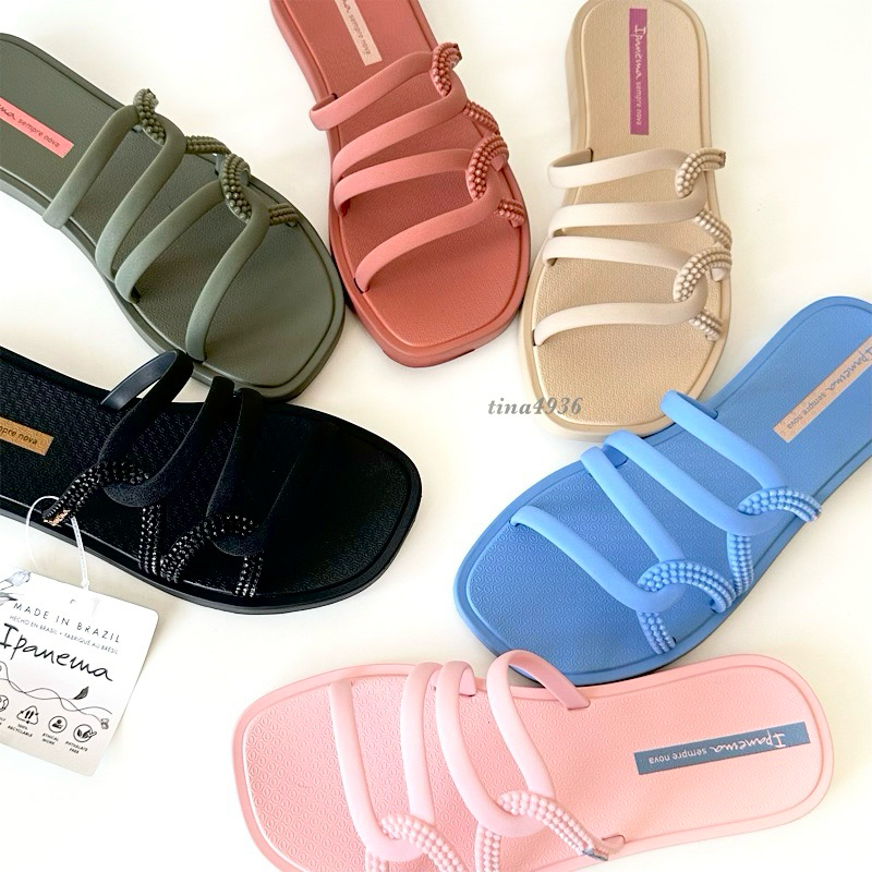 IPANEMA SOLAR SLIDE AD Girls WOMEN Brazilian Slippers (Square Toe Greek ...