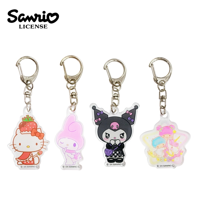 Sanrio Acrylic Key Ring Pendant Hello Kitty Melody Kuromi Japan ...
