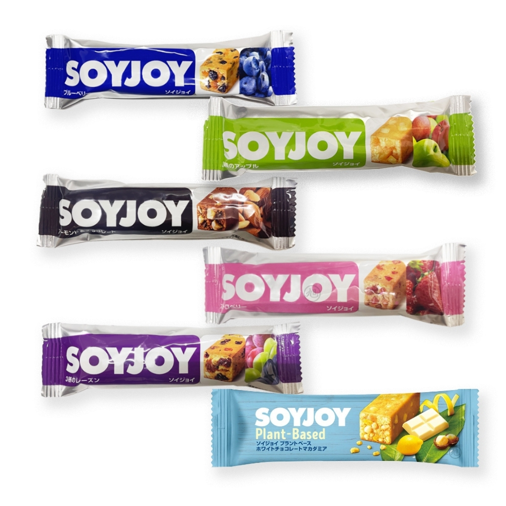 SOYJOY Soy Nutrition Bar (Peanut/Chocolate/Grape/Strawberry/Blueberry ...