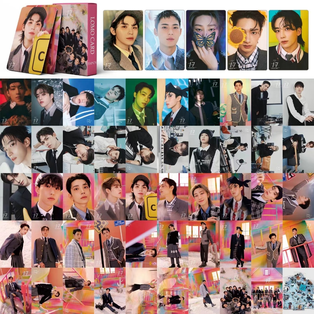 SEVENTEEN Photocard Second Bomb | Quan Yuan Woo Yoon Jeong-Han Kim Min ...