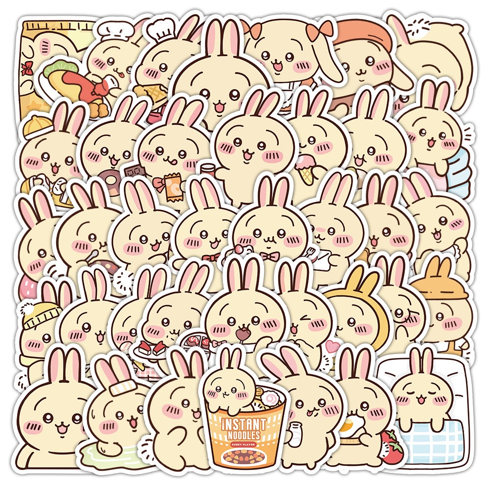 [chiikawa] chiikawa Stickers Stationery School Season Hatch Usaki Peach ...