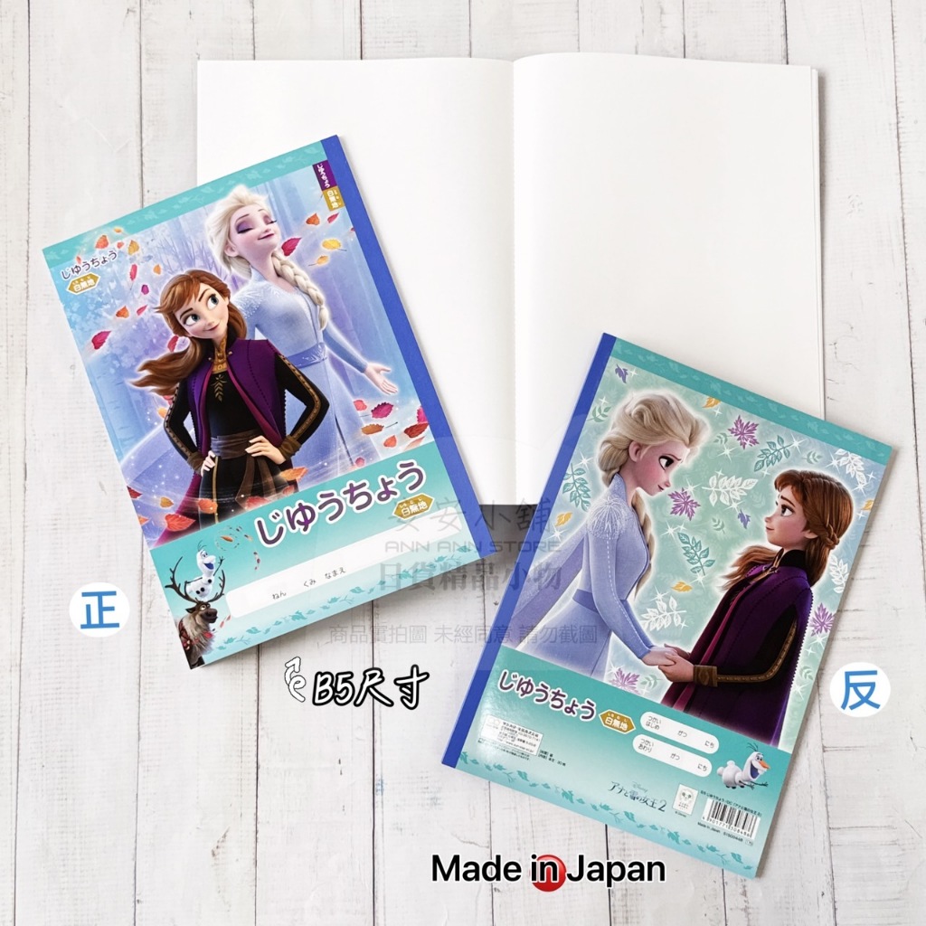 A373 Frozen Made In Japan Blank Notepad Sketchpad B5 Japanese ...