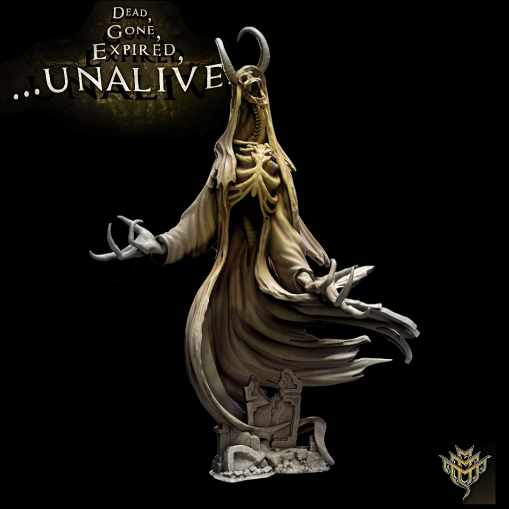 Tazo Workshop [MMM] Death Messenger pose1death envoy pose1 3D Printing Model DGEU | Shopee Singapore