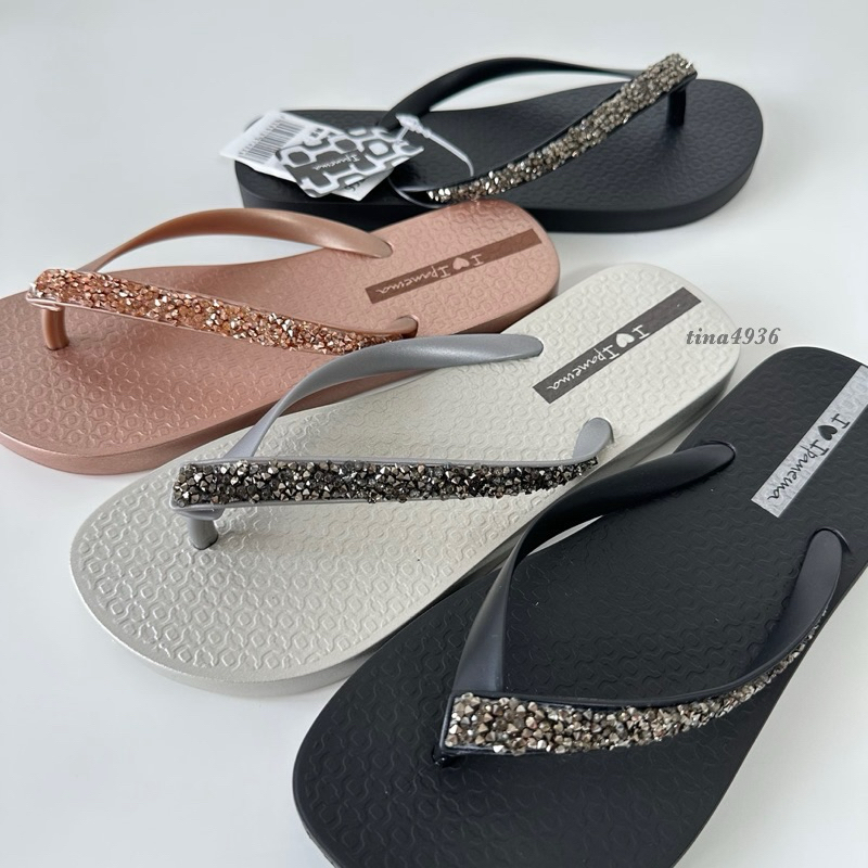 IPANEMA GLAM SPECIAL Girls WOMEN Brazilian Slippers (Sparkling Diamond ...