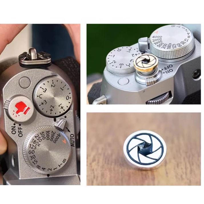 JJC Camera Shutter Button Fijifilm X100VI X-T50 X-T5 X-M5 Leica D-LUX 8 Q3 | Shopee Singapore