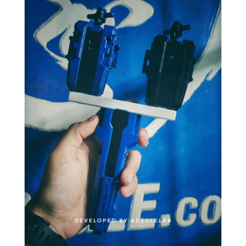 X-001 Combat Beyblade X Double Cyclone Launcher Adapter | Shopee Singapore