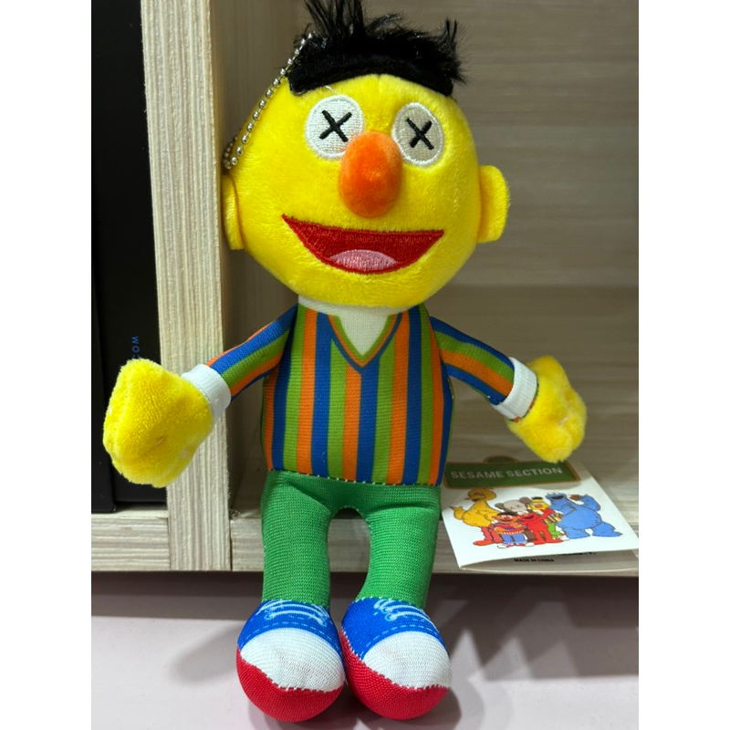 SESAME STREET Burt Plush Japanese Doll Children Cartoon Key Ring Bag ...