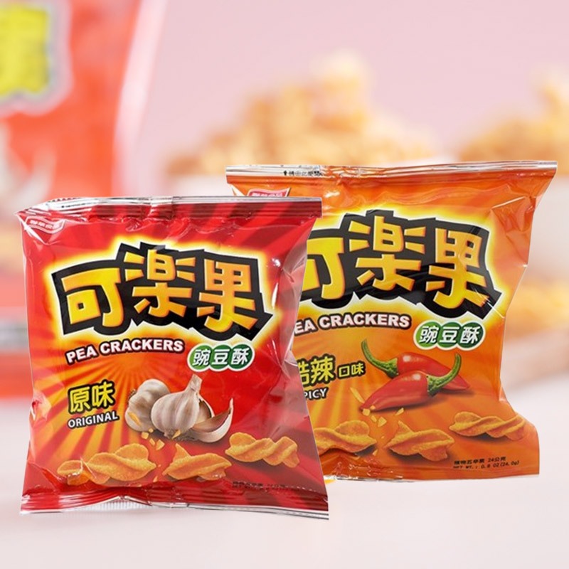 Cola Nut Original Flavor/Cool Spicy Flavor 24g Sachets/Pea Crisp Snacks ...