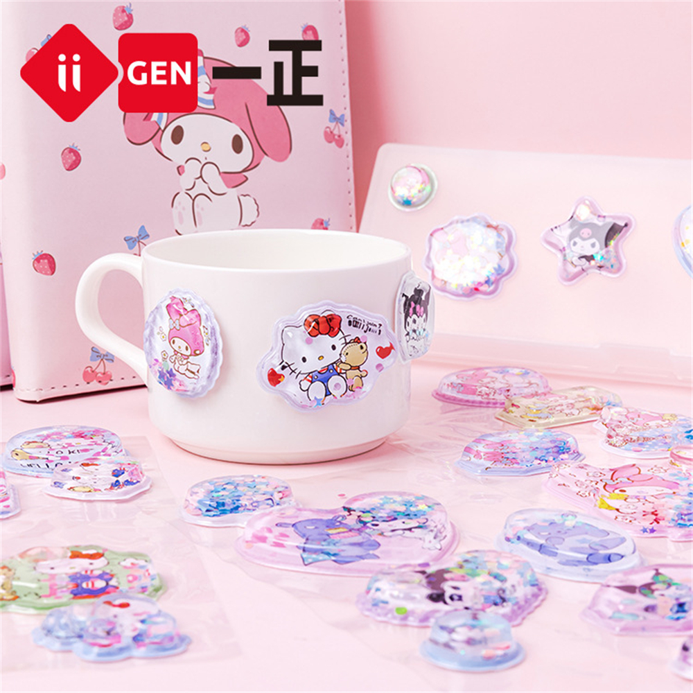 Sanrio Family Image Three-Dimensional Shaking Stickers Cartoon ...