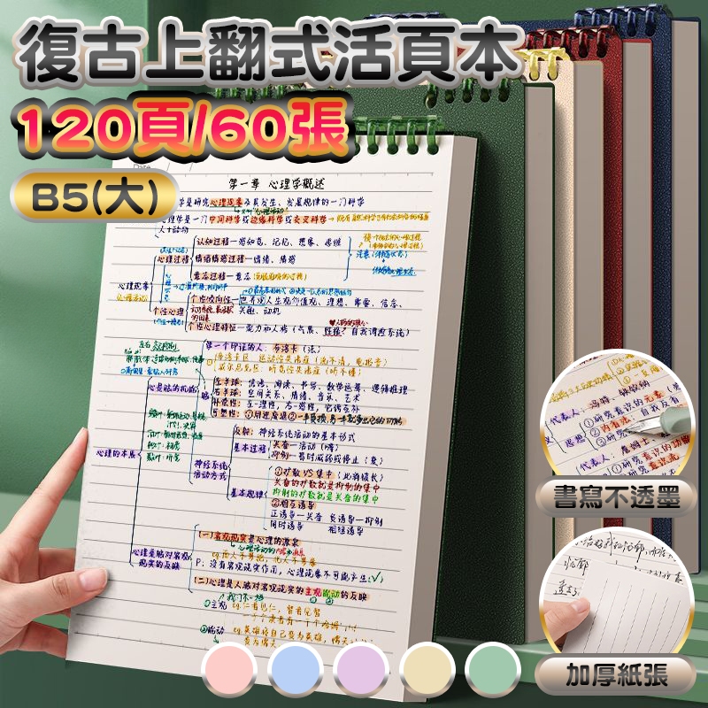 [Deli Life] [A4/A5/B5 Binder] Grid/Dot Matrix/Horizontal Line/Blank ...