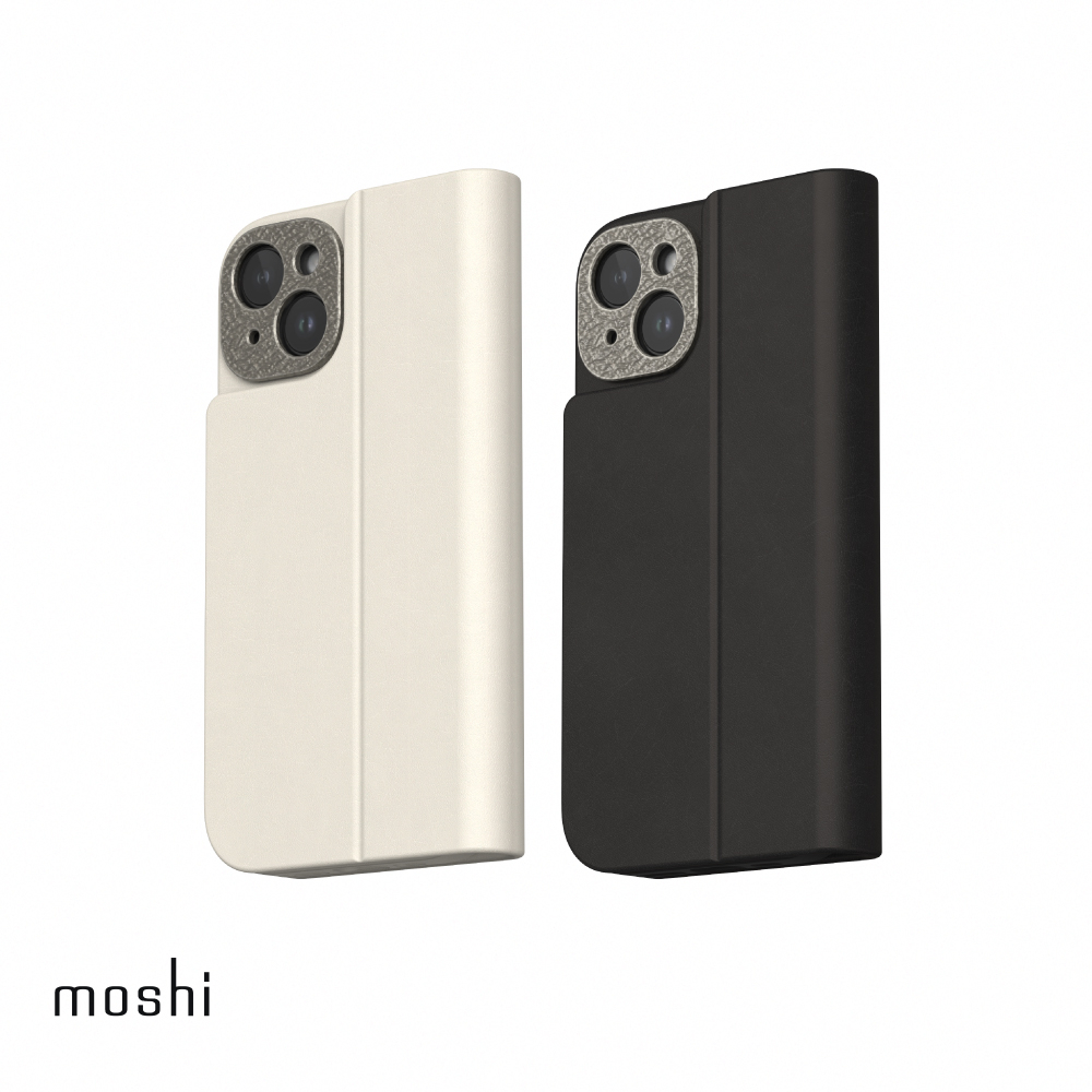 Moshi iPhone 15 Overture Magnetic Detachable Card Holder Type Leather ...