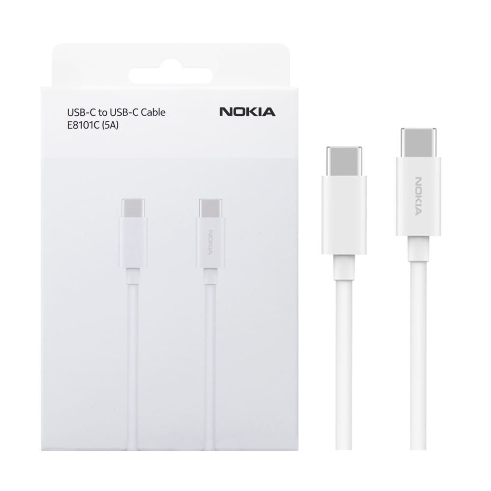 NOKIA 5A Type C to Flash Charge Transmission Cable E8101C-White (Box ...