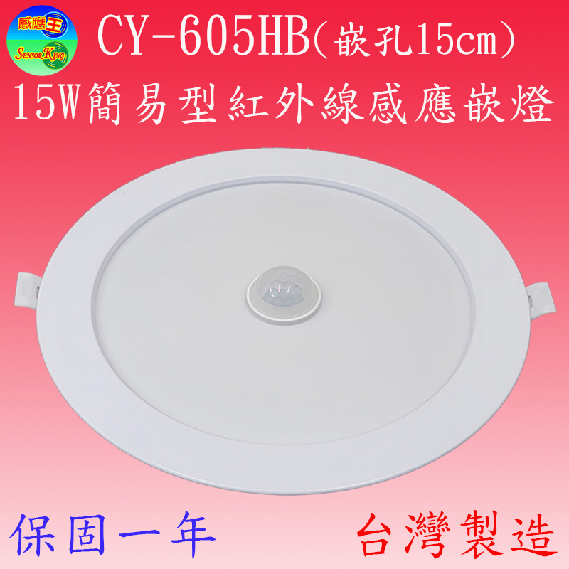 15W/20W Simple Infrared Sensor Recessed Light (Recessed Hole 15cm ...