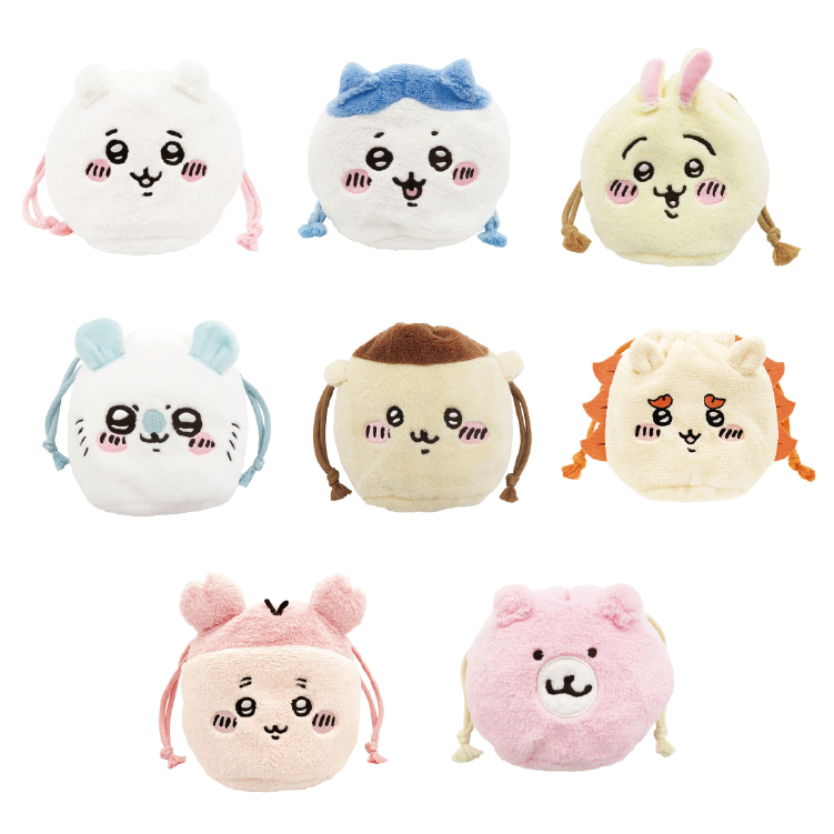 [Imported From Japan] [CHiiKAWA CHiiKAWA] Fluff Drawstring Bag (Total ...