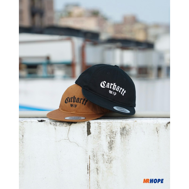 [MR.HOPE] European Limited Two-Color CARHARTT WIP Onyx Cap Hat Gothic Body Embroidery | Shopee ...