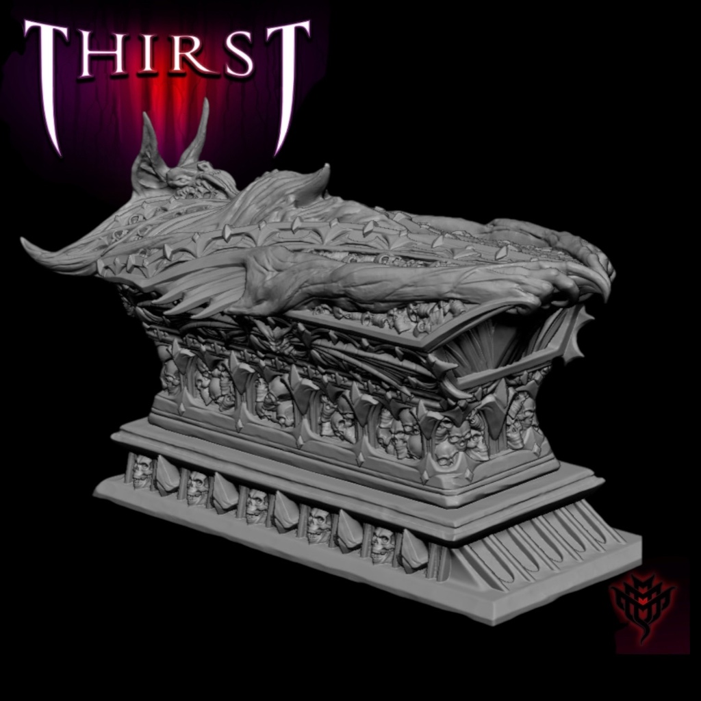 Tazo Workshop [MMM] Blood Devouring Coffin SOLOCasket SOLO 3D Printing ...