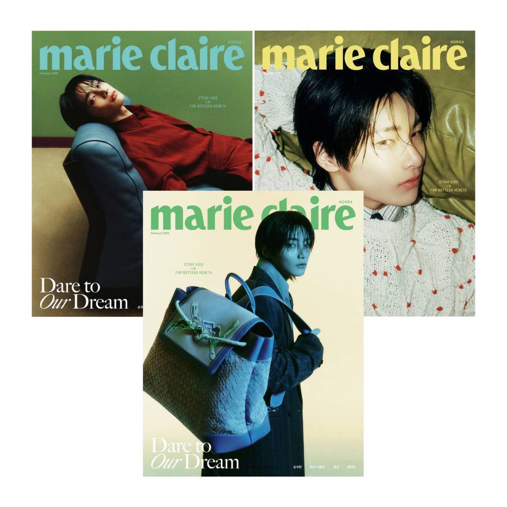 KPM-marie claire (Korea) February Issue 2025 Three Covers Stray Kids-I ...