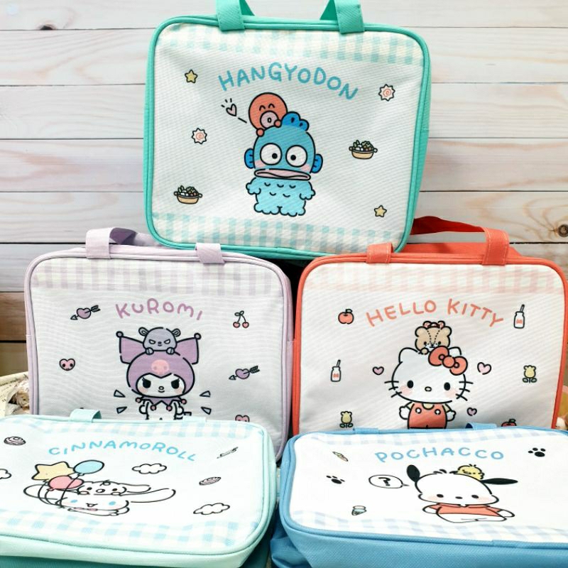 Sanrio Tote Bag Kuromi Box Lunch Big Ear Dog Meal Mermaid Hanton Pacha ...