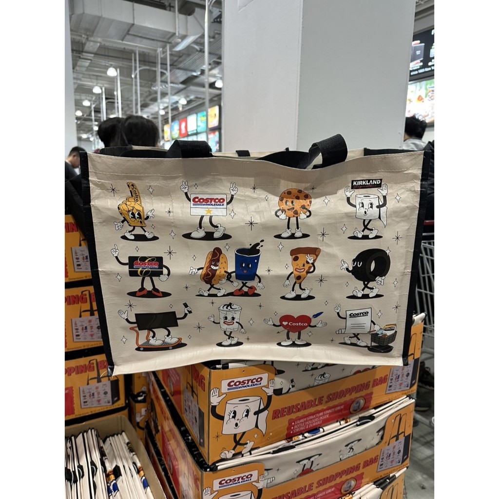 IKEA Costco Large Capacity Environmental Protection Bag Shopping Tote ...