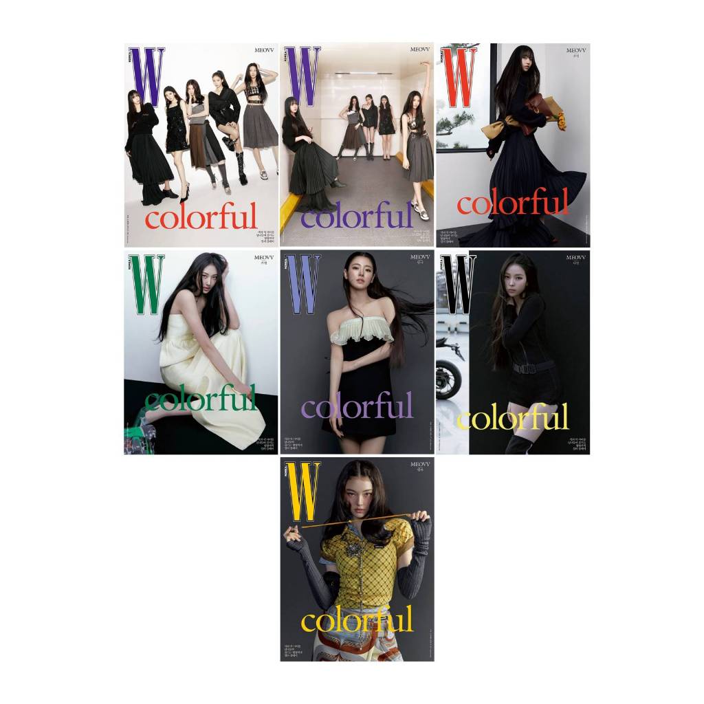 KPM-W (Korea) April Issue 2025 Seven Covers MEOVV Korea Daigou Popular ...