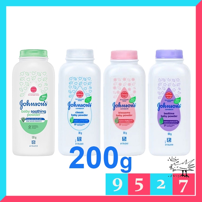 Johnson's Baby Talcum Powder Corn Prickly Heat Original Floral ...