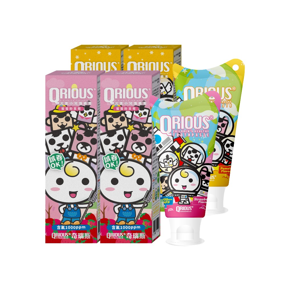 Cherys Echinacea Toothpaste For Children-Strawberry+Golden Grapefruit ...
