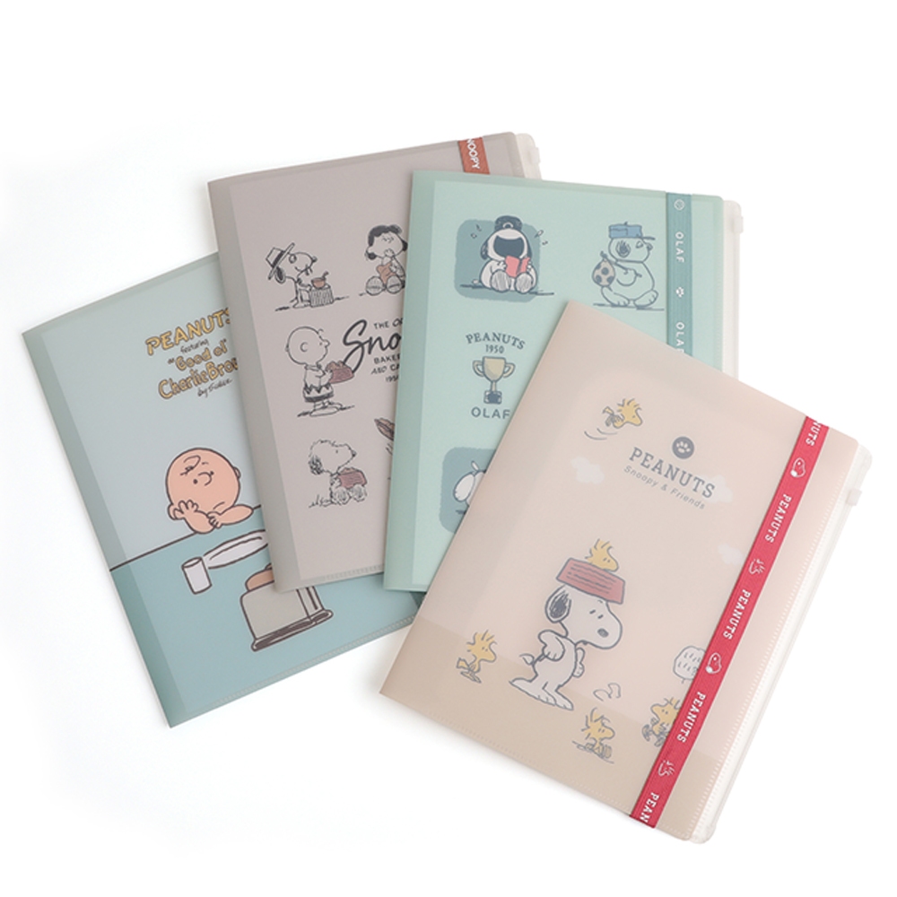 No Norns Folder Peanuts Snoopy-Folder A4 L Cartoon Drawstring Clip ...