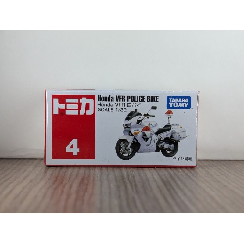 TOMICA 4 HONDA VFR POLICE BIKE Public Security Motorcycle White | Shopee Singapore