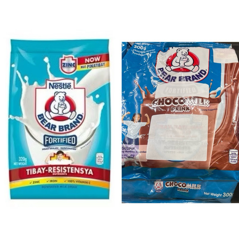 Philippines Nestle Bear Brand milk powder Chocolate Choco | Shopee ...